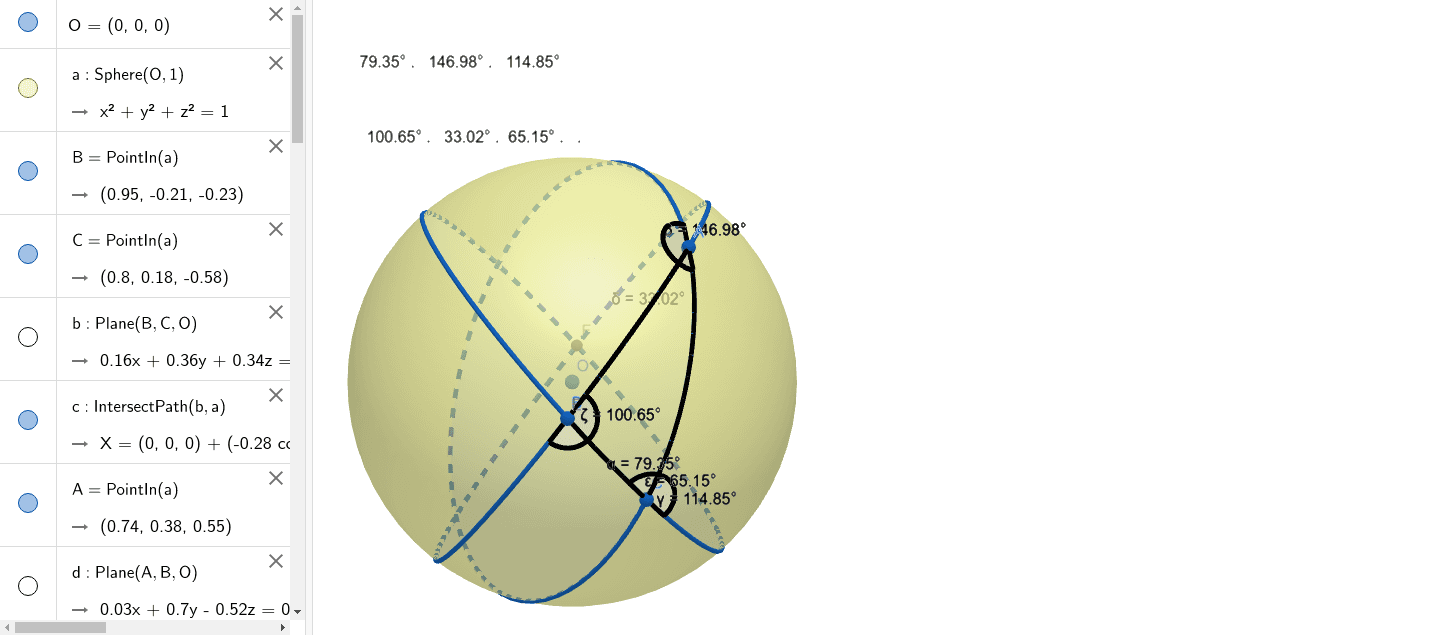 Class Demo Geogebra