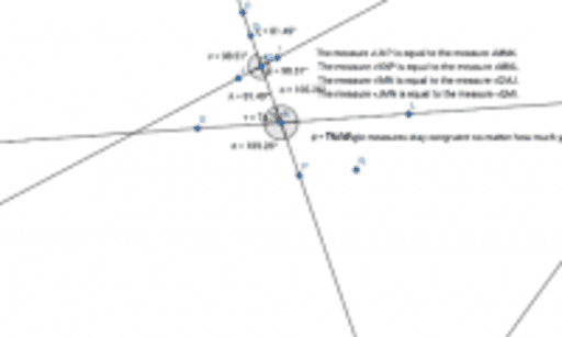 Transversals and parallel lines investigation – GeoGebra
