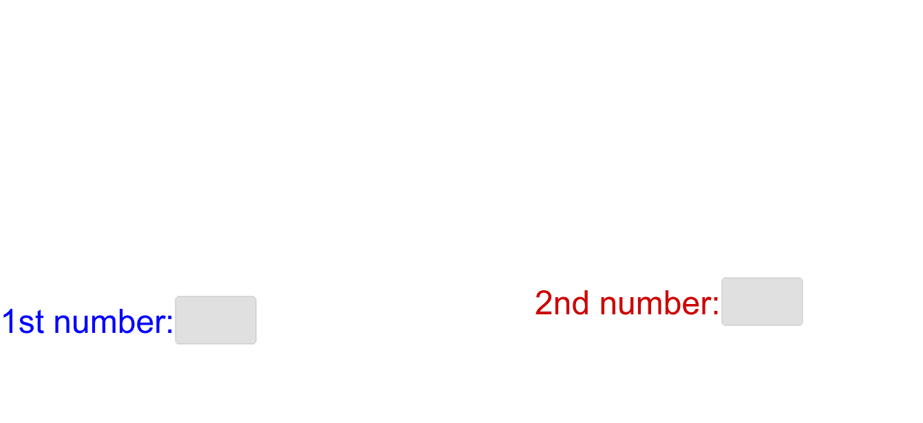 whole number comparison – GeoGebra