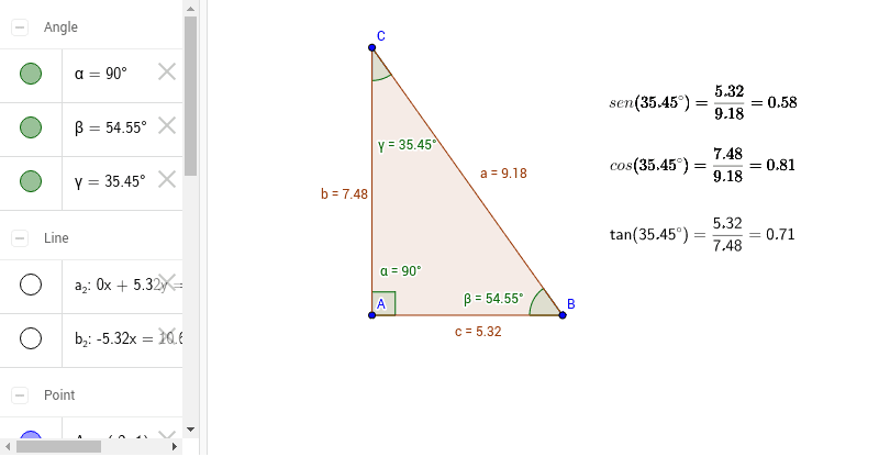 Razones Trigonomtricas En Tringulos Rectngulos