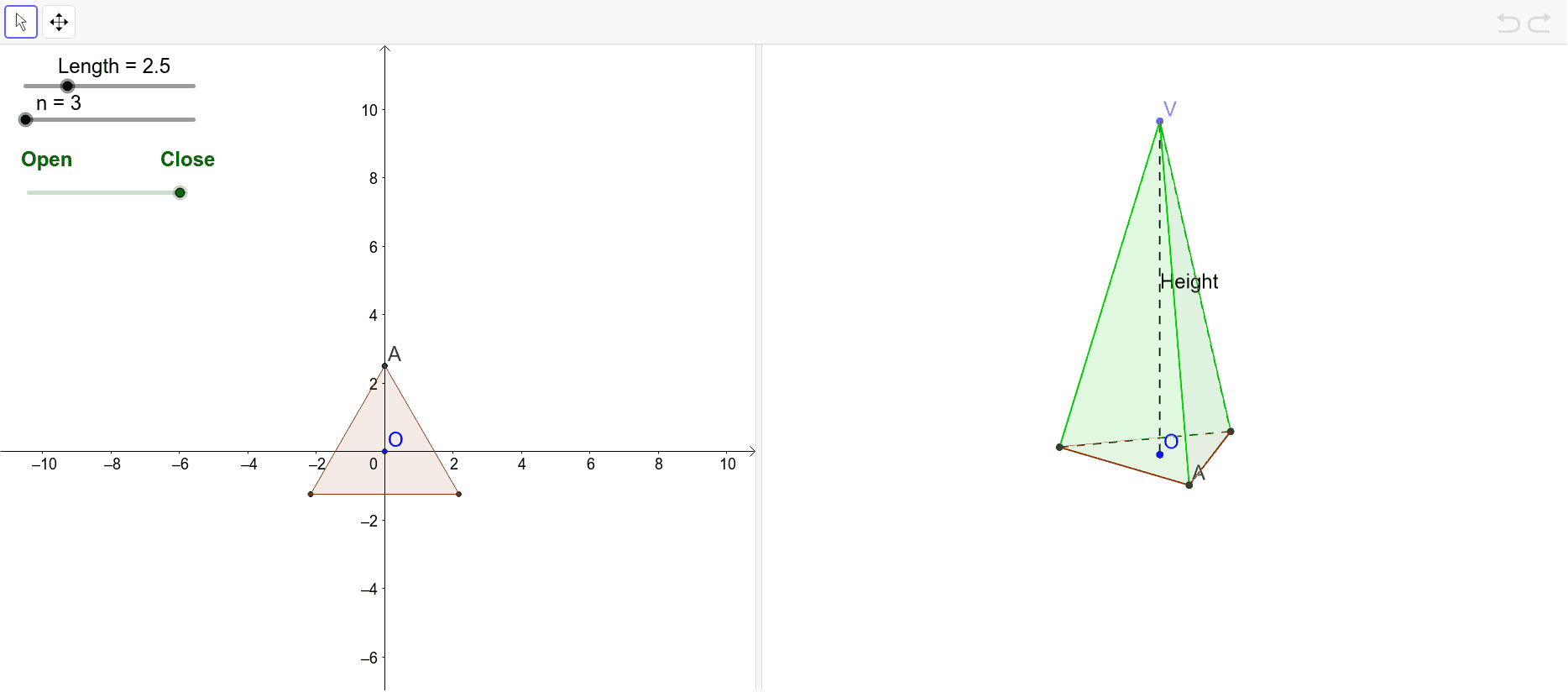Net of Pyramid – GeoGebra