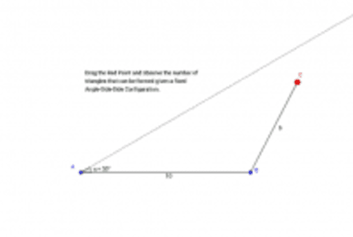 Ambiguous Case Discovery – GeoGebra