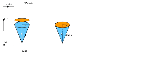 Net of a Cone – GeoGebra