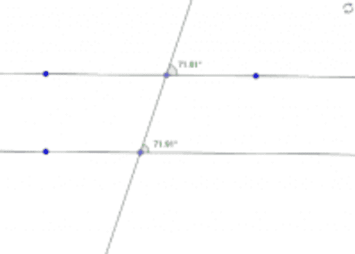 Corresponding Angles – GeoGebra