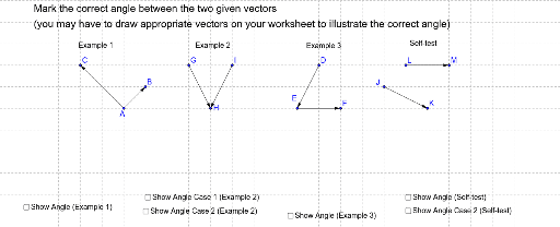 Angle Between Two Vectors – GeoGebra