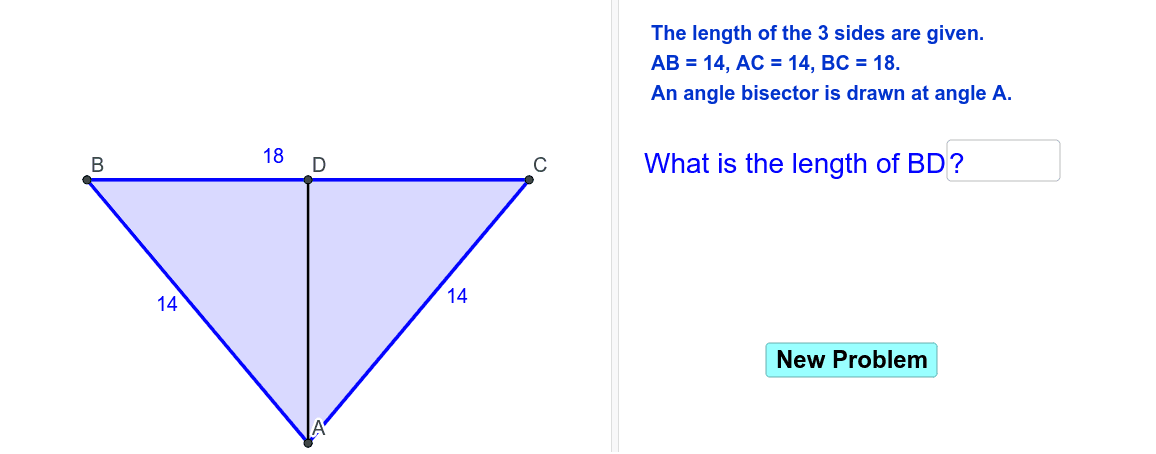 Angle Bisector Theorem – GeoGebra