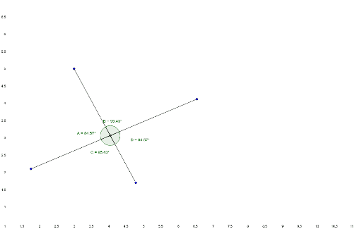 Vertical Angles and Linear Pair – GeoGebra