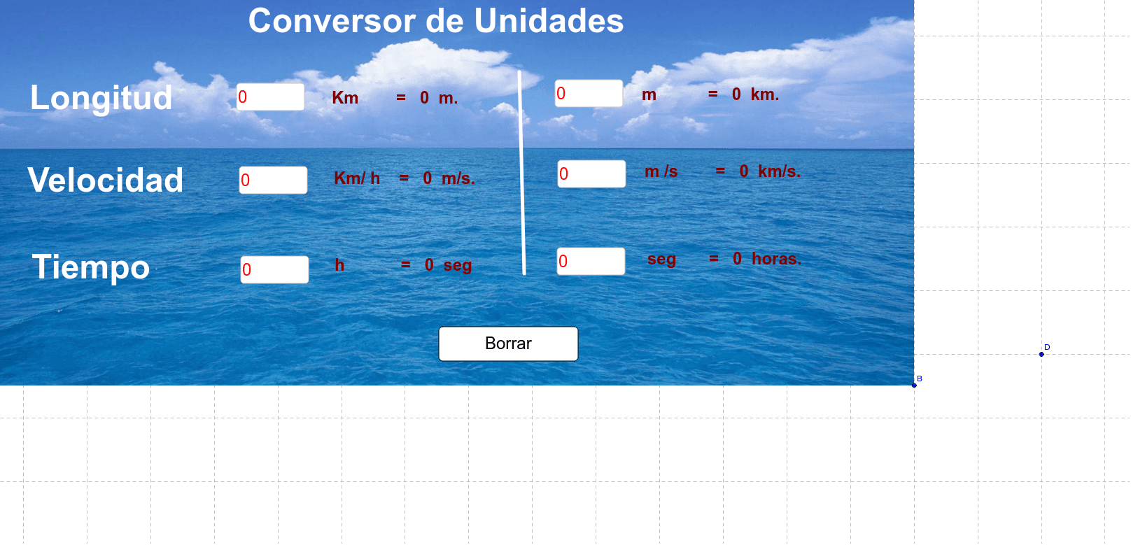 Conversor de Unidades – GeoGebra