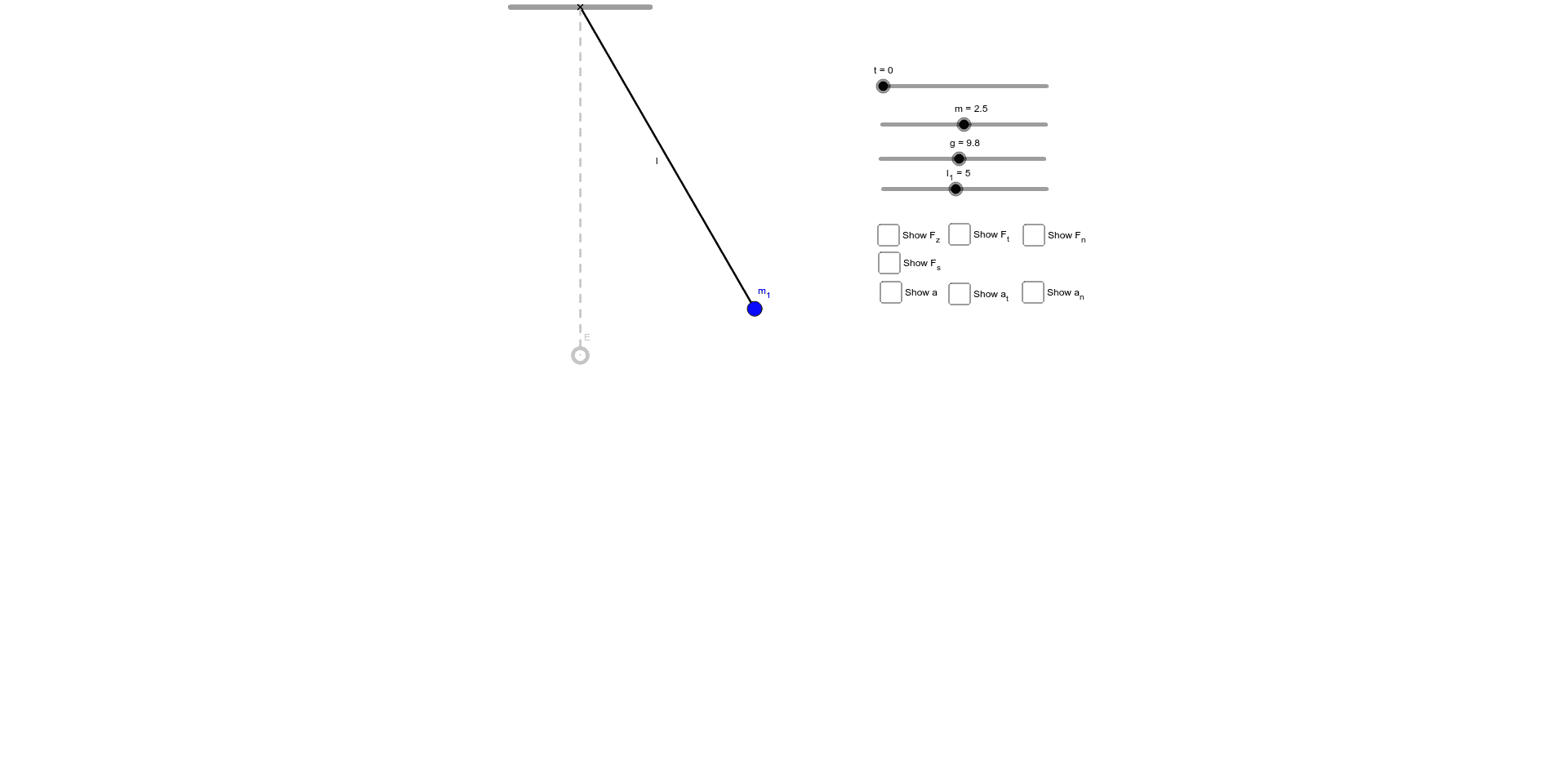 Pendulum – GeoGebra
