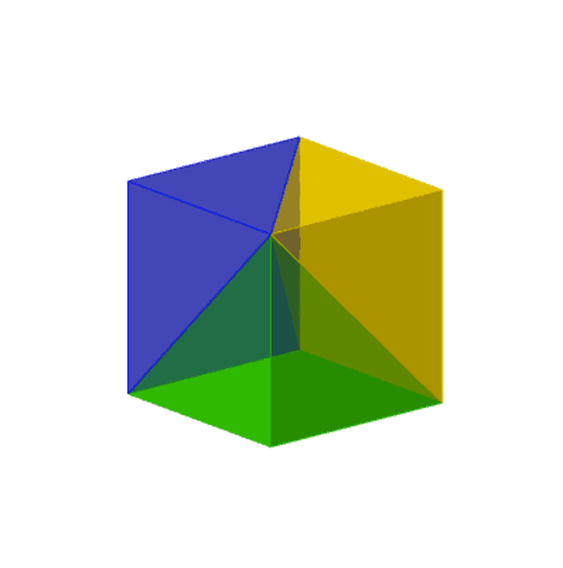 Dividing a cube by 3 – GeoGebra