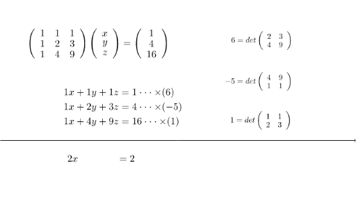 三元一次連立方程式を一発で解く方法 Geogebra