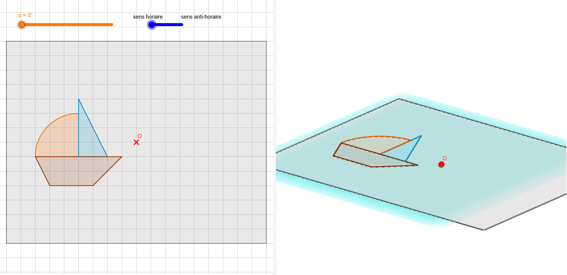 Activité Rotation 1 – GeoGebra