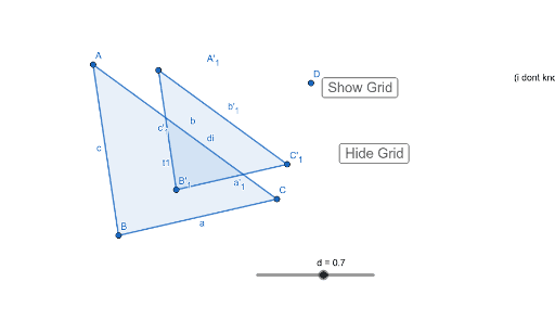 Geometry assignment – GeoGebra
