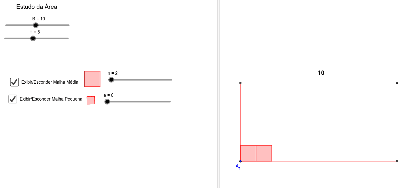 Rectangle Area – GeoGebra
