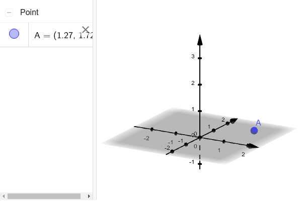 Demo: Change color of 3D axis – GeoGebra