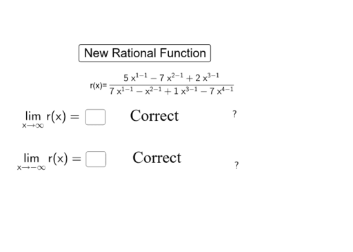 Limits of Rational Functions at Infinity – GeoGebra