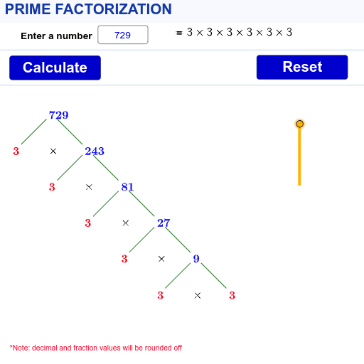 Prime Factorization – GeoGebra