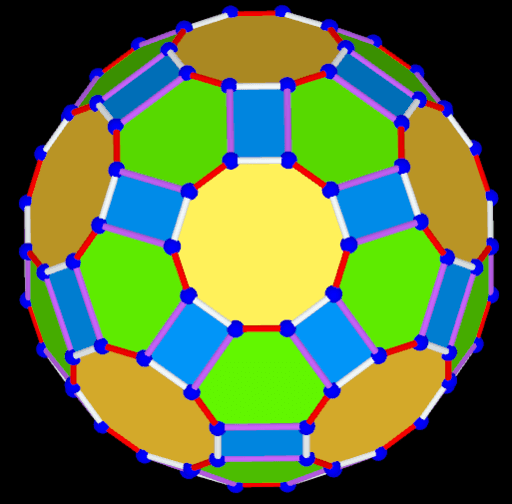 Biscribed Truncated Icosidodecahedron, n=120. Polyhedra with extreme ...