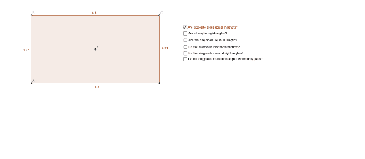 Properties of a Rectangle – GeoGebra