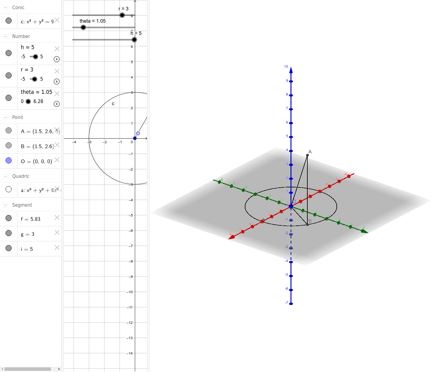 Cylindrical Coordinates – GeoGebra
