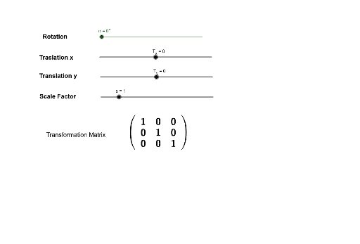 Transformation Matrix – GeoGebra