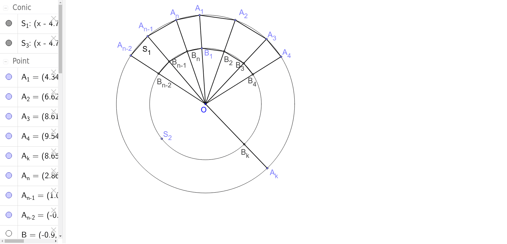 Pi result – GeoGebra