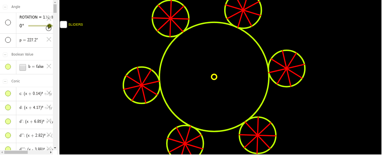 ROLLING WHEELS – GeoGebra
