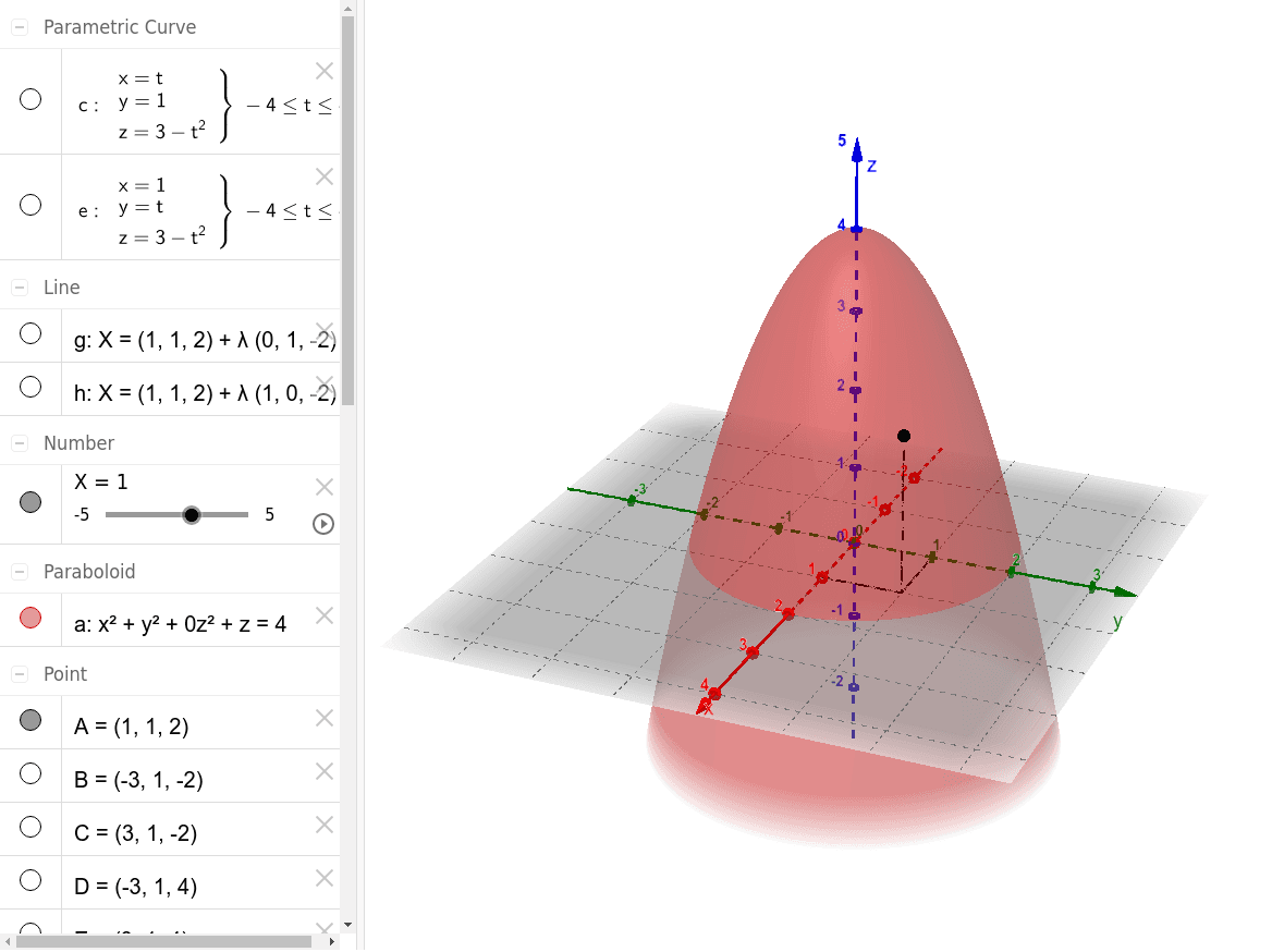 Partial Derivatives – GeoGebra
