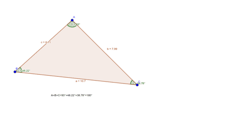 ΑΘΡΟΙΣΜΑ ΓΩΝΙΩΝ ΤΡΙΓΩΝΟΥ Geogebra