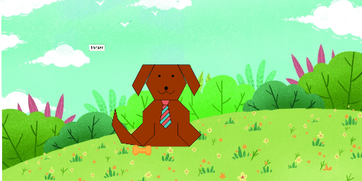 Cachorro simétrico – GeoGebra