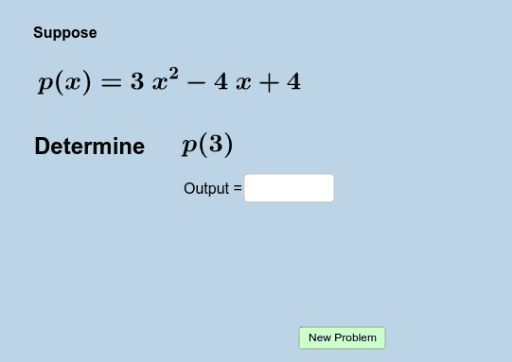 Evaluating Functions Algebraically Geogebra 