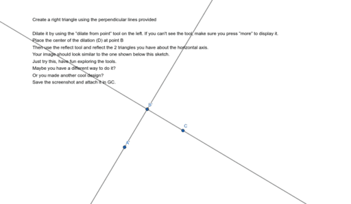 Dilation and Reflection Exploration – GeoGebra