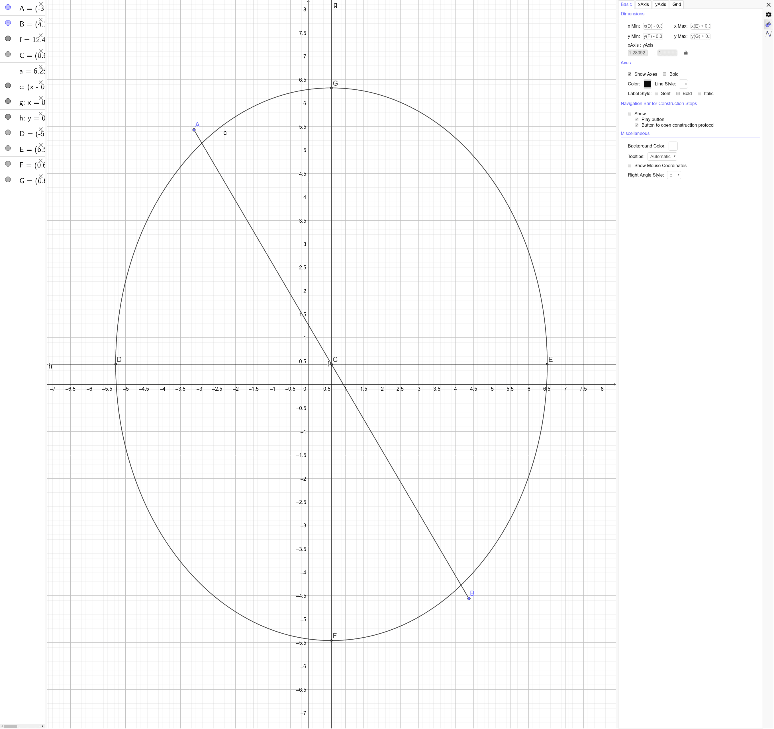 Window Guided by a Segment – GeoGebra