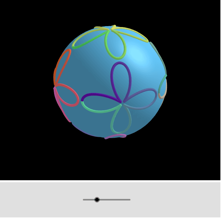 Sphere decoration – GeoGebra