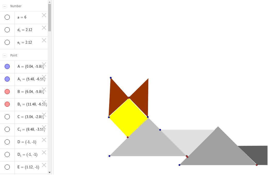 TANGRAM GATTO – GeoGebra
