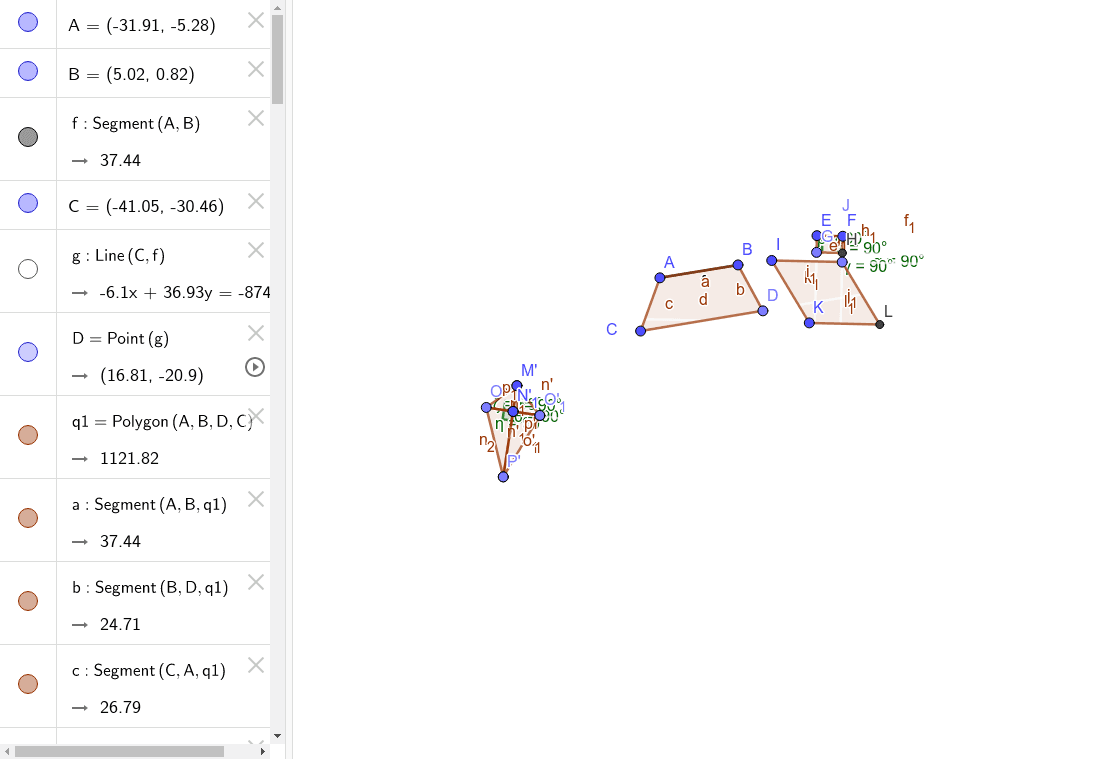 shapes that move – GeoGebra