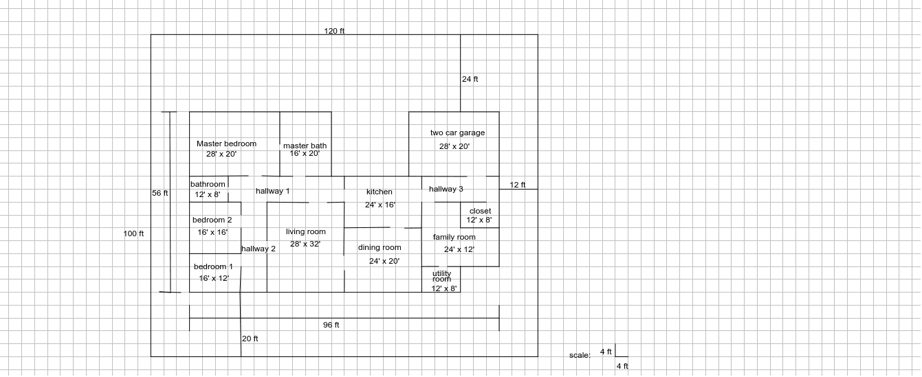 House Floor Plan – GeoGebra