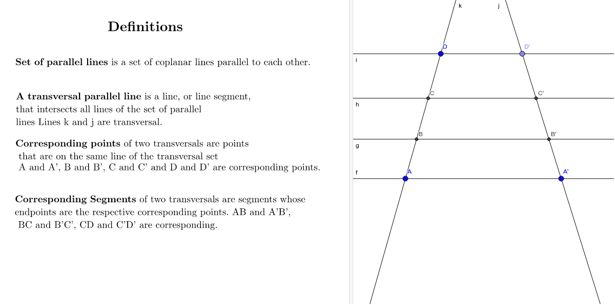 Thales' Theorem – GeoGebra