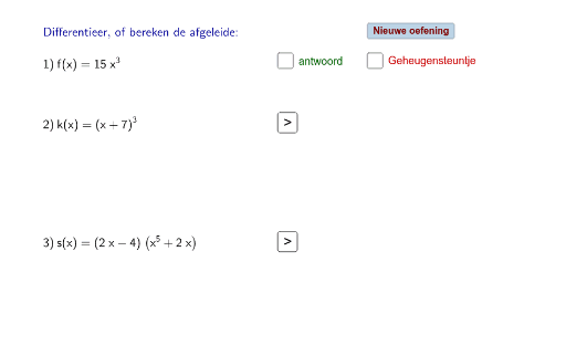 Differentieren – GeoGebra
