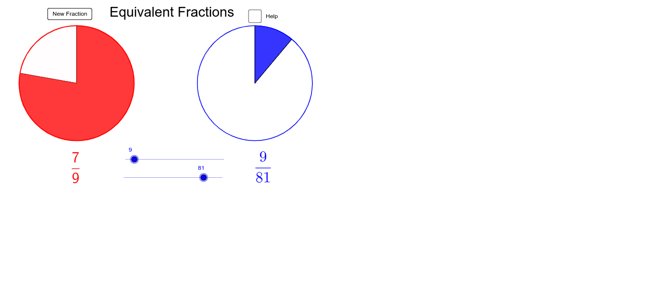 Equivalent Fractions – GeoGebra