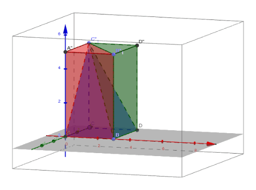 Pyramids in Prism – GeoGebra