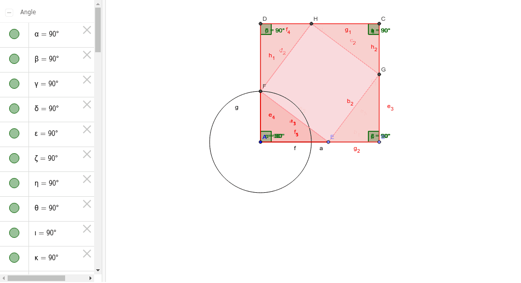 Pythagoras – GeoGebra