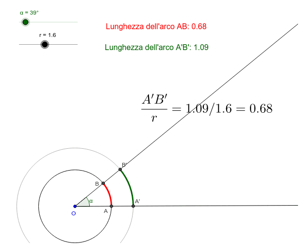 La definizione di radiante – GeoGebra