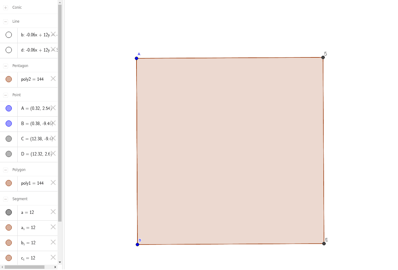 square construction – GeoGebra