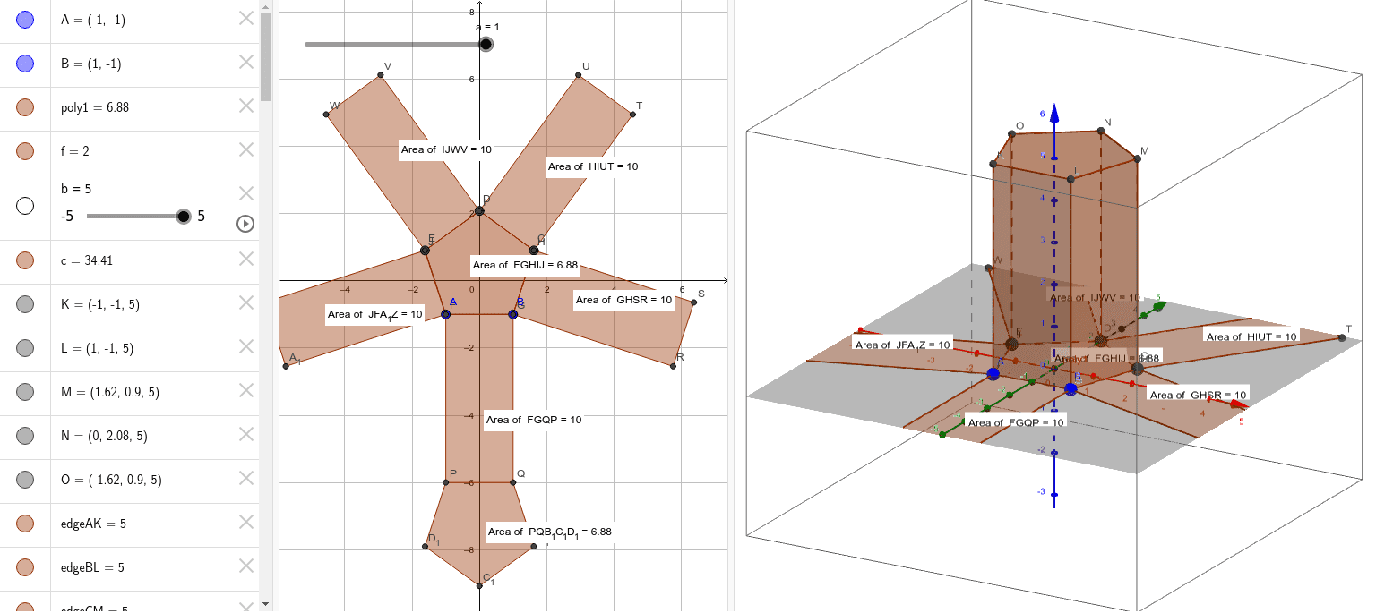 Pentagonal Prisms – GeoGebra