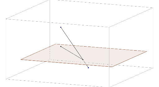 angle between line and plane – GeoGebra