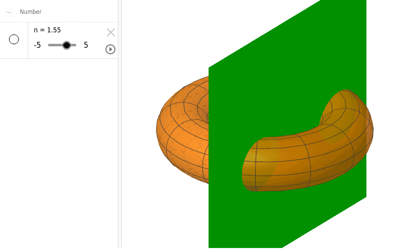 Spiric Sections of Perseus – GeoGebra