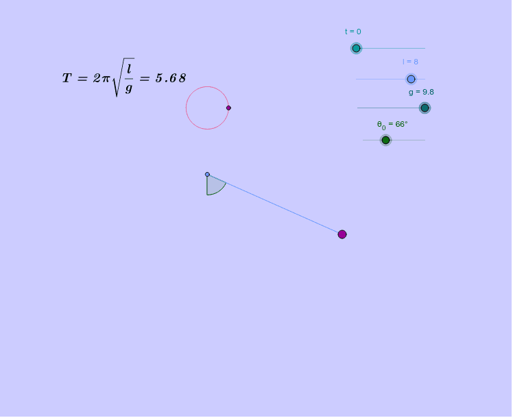 Pendulum – GeoGebra