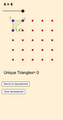 Geoboard Triangles Quest – GeoGebra