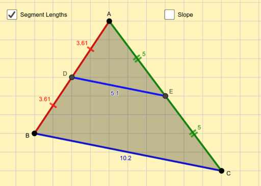 Midsegment Theorem – GeoGebra